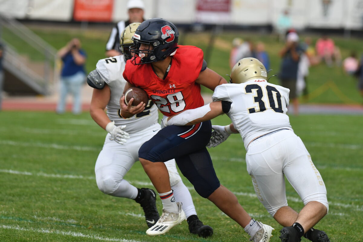 Springville football gives coach birthday present with big win | News ...